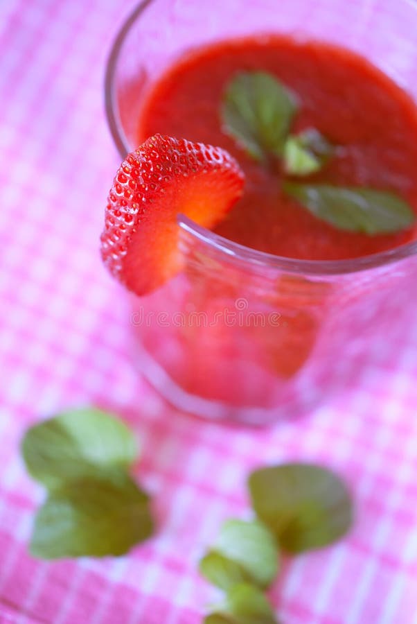 Strawberry smoothie stock photo. Image of smooth, delicious - 30741312