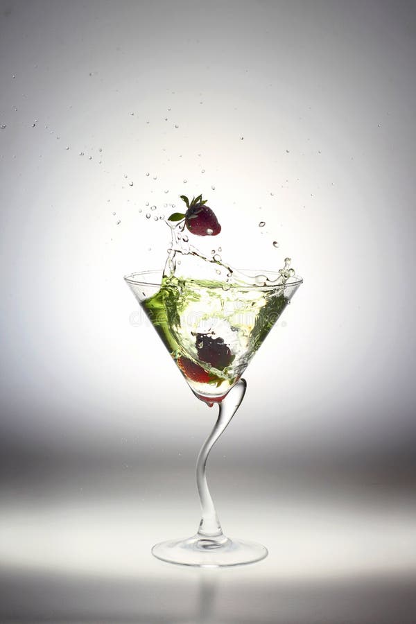 Strawberry Splash stock image. Image of strawberry, throw - 16948175