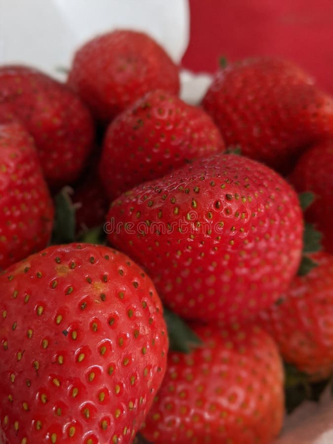 Strawberry Sweet and Sour so Fresh Stock Photo - Image of sweet ...