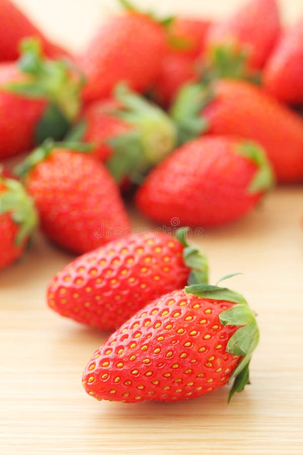 Strawberry on table stock image. Image of freshness, snack - 30915723