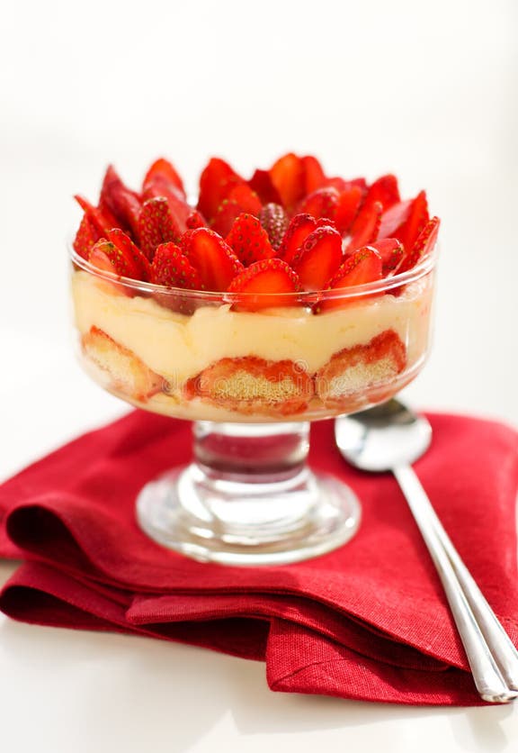 Strawberry tiramisu stock photo. Image of vertical, sweet - 13422672
