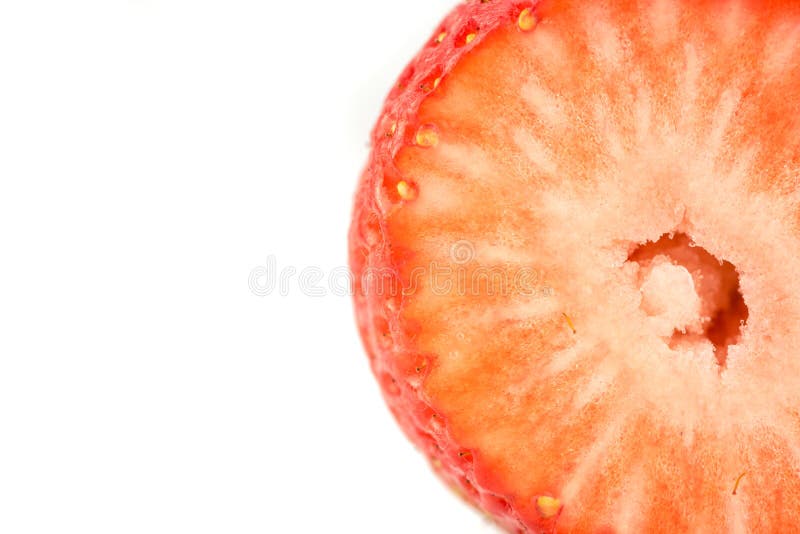 Strawberry on White Background Stock Image - Image of tasty, white ...
