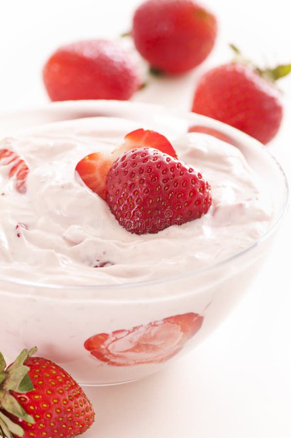 Rice Pudding with Strawberry Stock Photo - Image of rice, fruit: 23931048