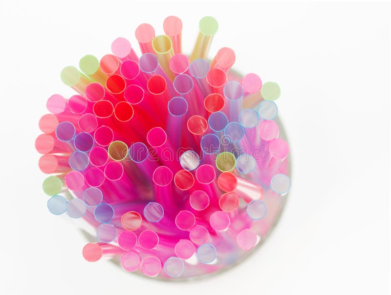 Twisted colored straws stock photo. Image of alcohol, beverages - 7086284
