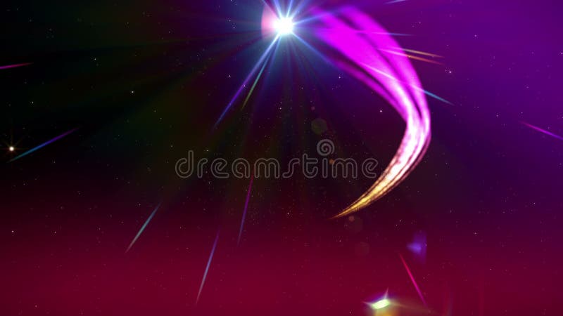 Streak Light Line Motion in Space Stock Footage - Video of glowing ...