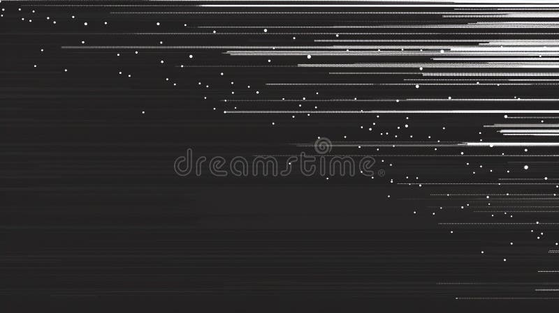 Streaked Light Particles on Black Stock Illustration - Illustration of ...