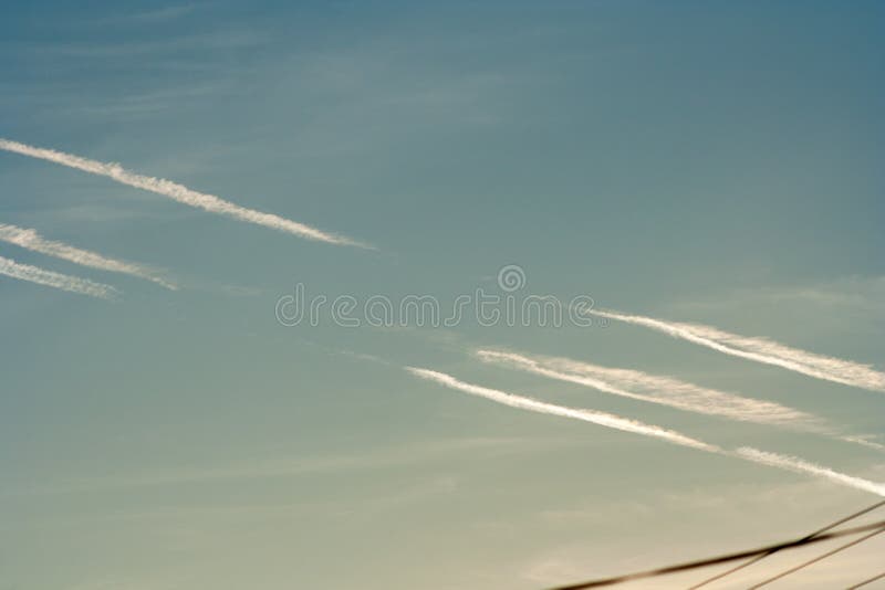 Streaks in the blue sky stock image. Image of streak - 144937059