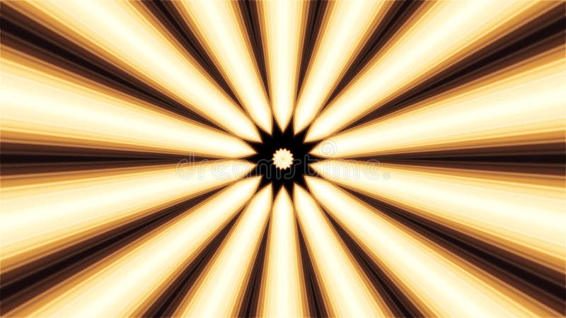 Streaks of Light Rays Spreading into All the Sides. Motion. Bright ...