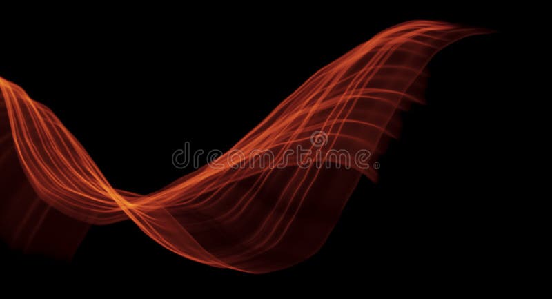 Streaks of Light Waving and Twisting Stock Illustration - Illustration ...
