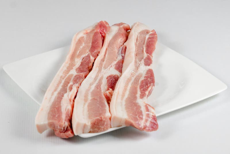 Streaky pork stock photo. Image of cuisine, background - 62124138