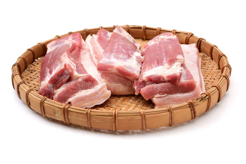 Streaky pork stock photo. Image of protein, ingredient - 108370984