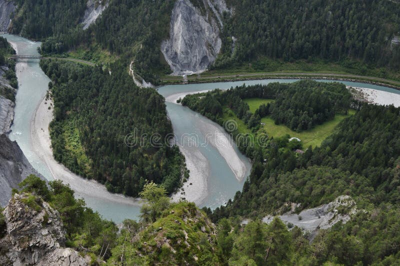 Stream from above stock photo. Image of forrest, river - 50221744