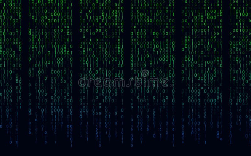 A Stream of Binary Matrix Code on the Screen. Numbers of the Computer ... A Stream of Binary Matrix Code on the Screen. Numbers of the Computer ...