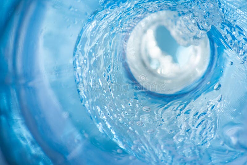 Stream of Blue Clear Liquid Stock Image - Image of whirlpool, aqua ...