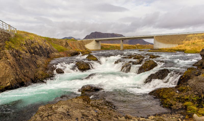 Stream and bridge stock image. Image of beautiful, river - 101698033