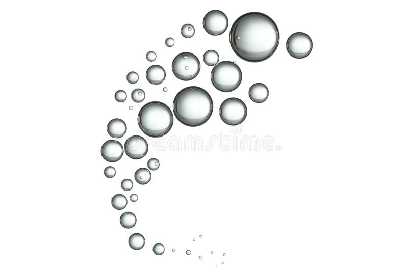 A stream of bubbles stock illustration. Illustration of pattern - 229221095