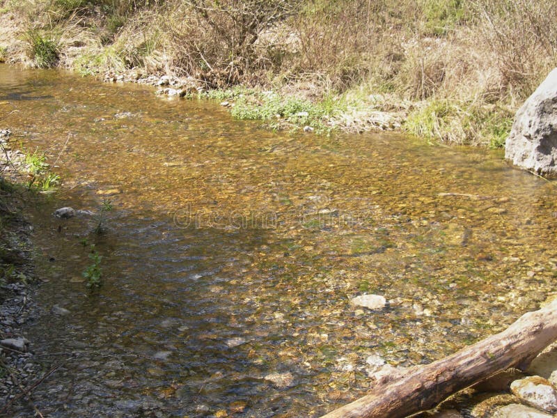 Stream with Calm Water between Rocks Stock Photo - Image of fall, rock ...