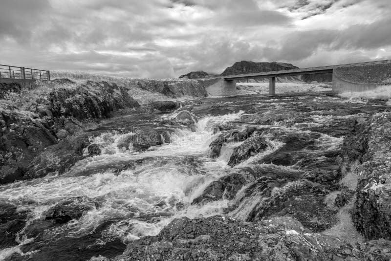 Stream and bridge stock image. Image of outdoor, beautiful - 101698481