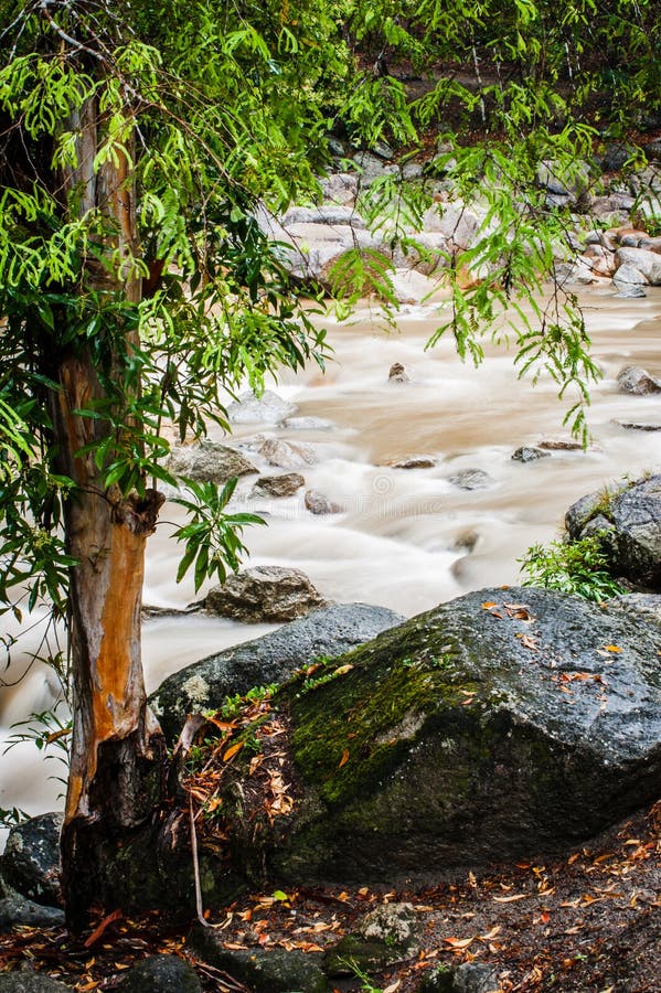 Stream of Chamang Fall stock photo. Image of travel, waterfall - 27343338