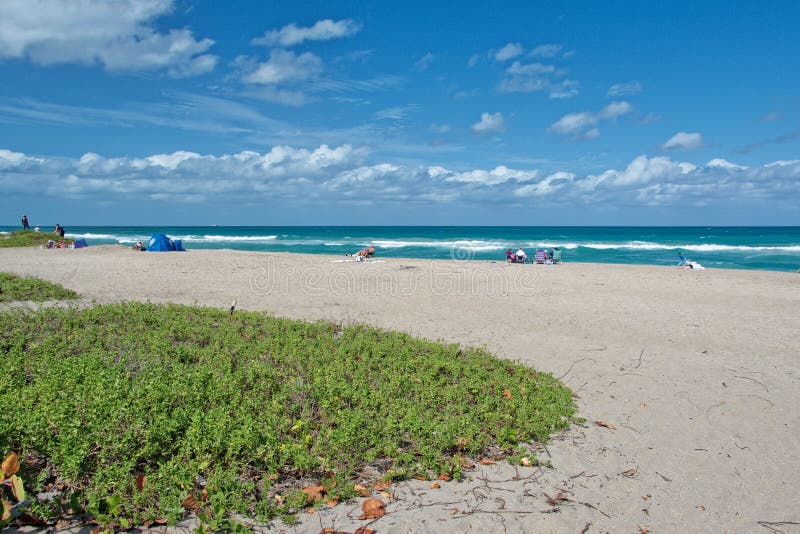 Atlantic Ocean Beach, Stuart, FL Stock Photo - Image of travel, island ...