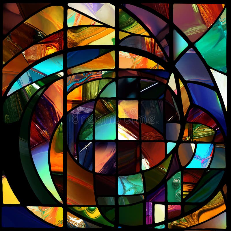 Stream of Color Glass stock illustration. Illustration of texture ...