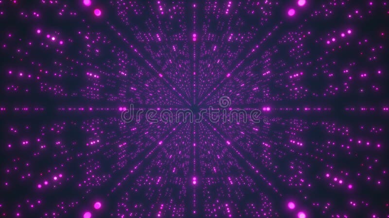 A Stream of Colored Particles Emanating from a Single Point, Lined Up ...