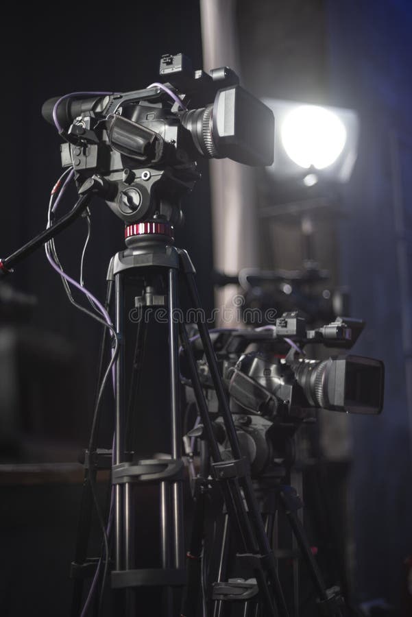 Stream at a Concert in a Hall without Spectators Stock Image - Image of ...