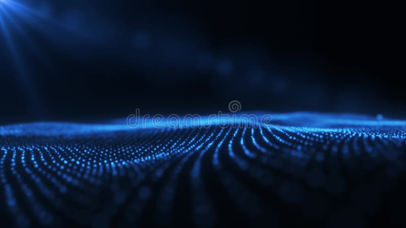 A Stream of Cosmic Particles with an Illuminated Area in the Center ...