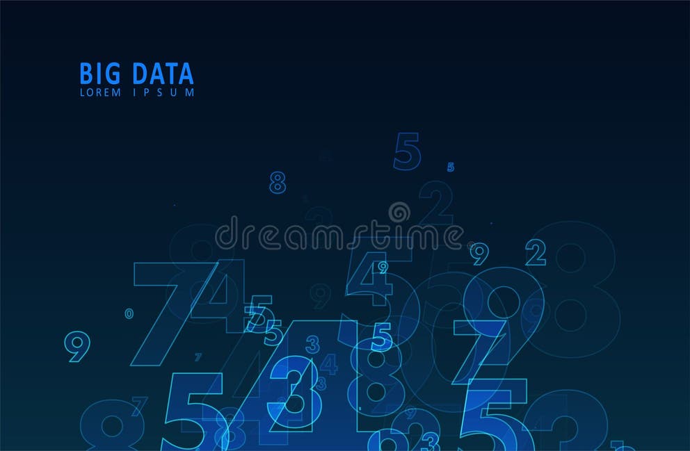 Stream of encoded data stock vector. Illustration of data - 373135869