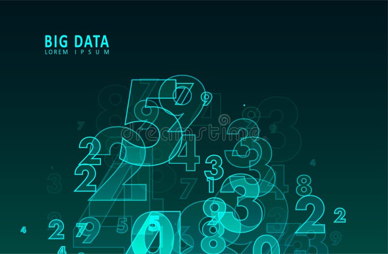Stream of encoded data stock illustration. Illustration of communication - 383313369