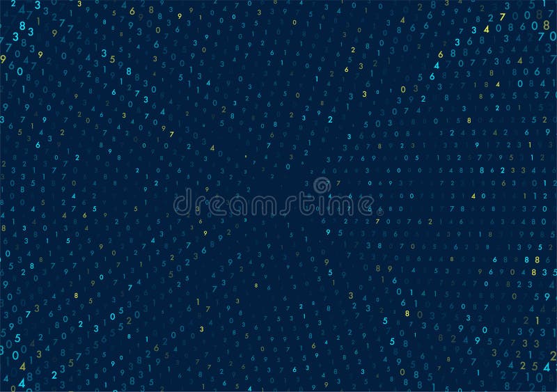 Stream of encoded data stock vector. Illustration of futuristic - 260380308