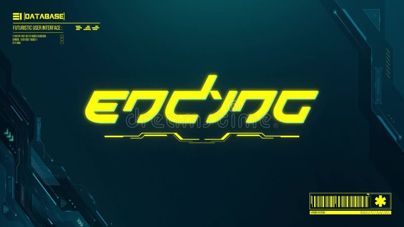 Stream Ending Twitch Overlay. Neon Stream Overlay Design Stock Footage ...