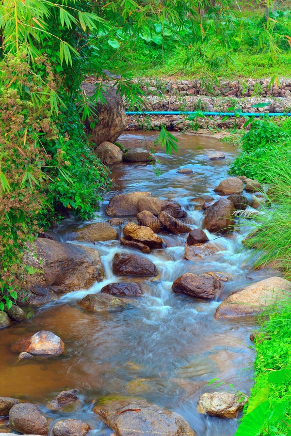 Stream flow stock image. Image of freshness, cascade - 25067695