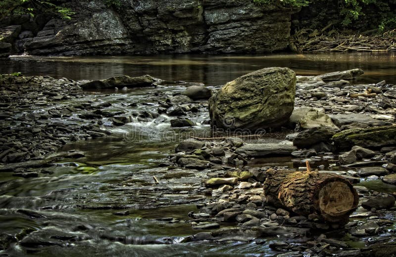 Stream stock photo. Image of creek, river, landscape - 43169564