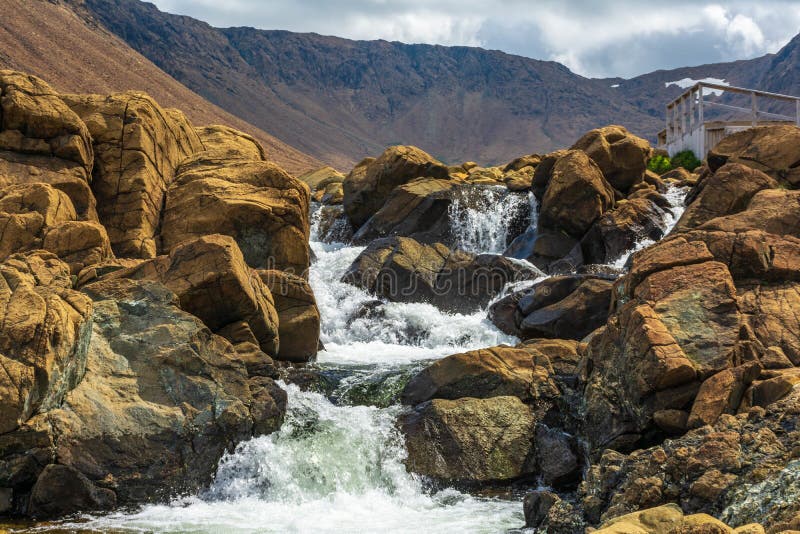 Stream Flows through Rocks, the Tablelands Stock Photo - Image of water ...