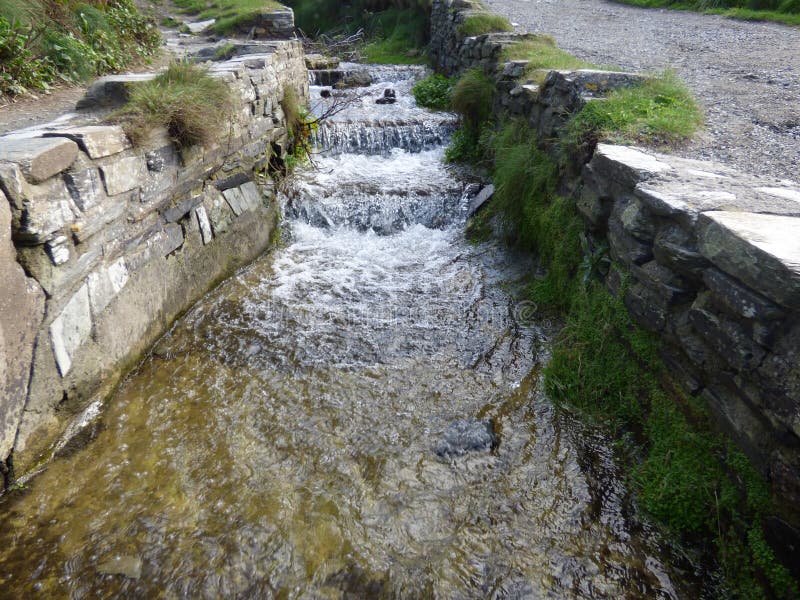 Stream stock photo. Image of stream, stone, walls, bank - 78313202