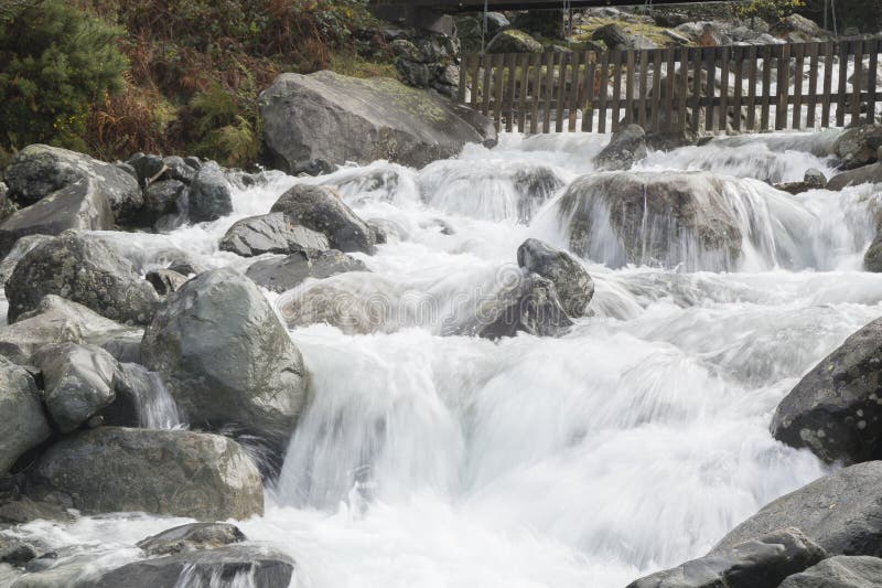 Stream Leading Down To a Lake Stock Image - Image of risk, hiking: 80527979
