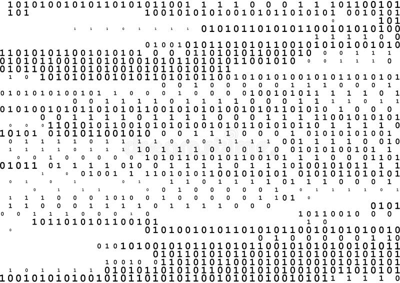 Black White Binary Digits Stock Illustrations – 380 Black White Binary Digits Stock ...