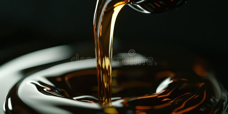 Stream of Liquid is Pouring Out of a Container Stock Image - Image of ...