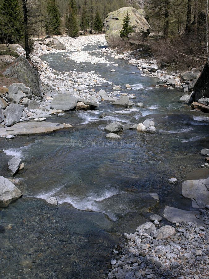 Stream in the mountains stock photo. Image of flows, flow - 1039194