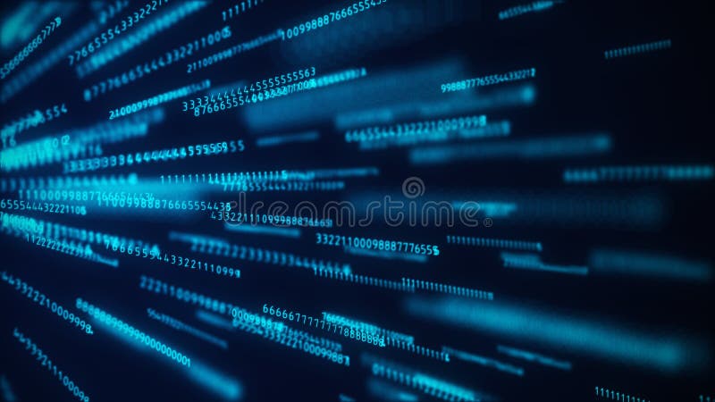 Digital Numbers Falling Stock Illustrations – 976 Digital Numbers ...