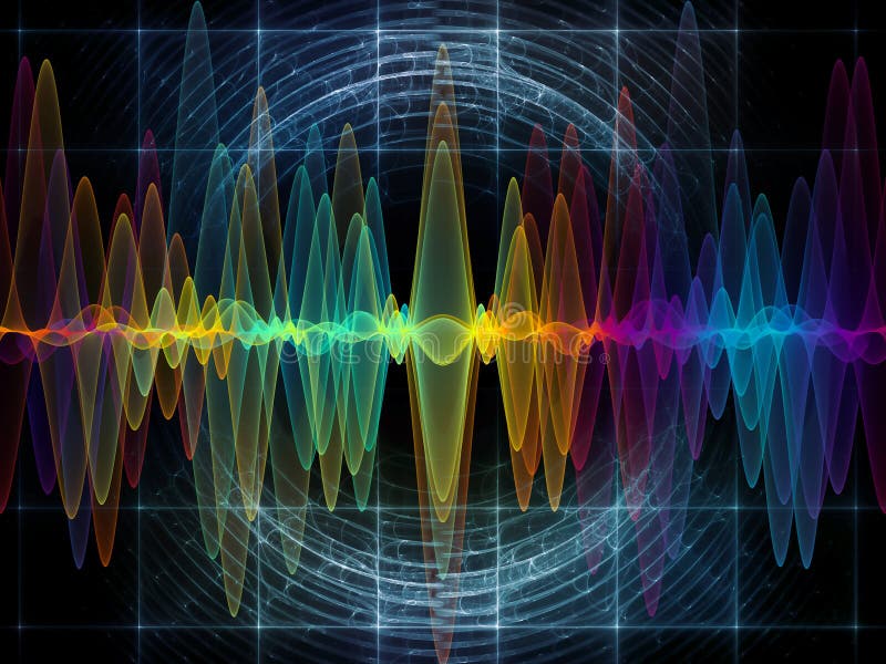 Stream of Oscillation stock illustration. Illustration of information ...