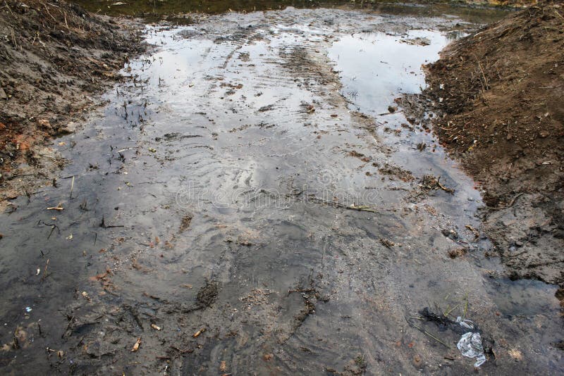 Stream Overflow in the Outskirts of Athens Stock Photo - Image of ...