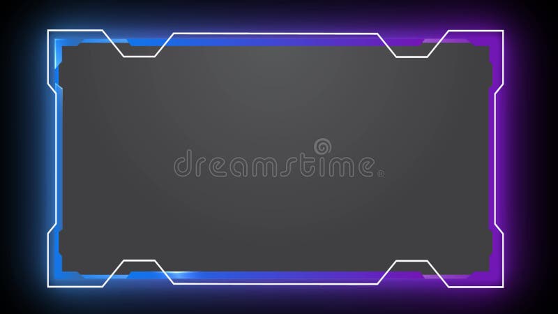Stream Overlay Animated Facecam for Gamers. Web Camera Frame 4K ...