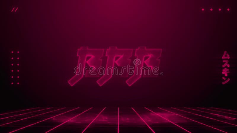 Brb Neon Stream Overlay. Red Stream Package Stock Video - Video of ...