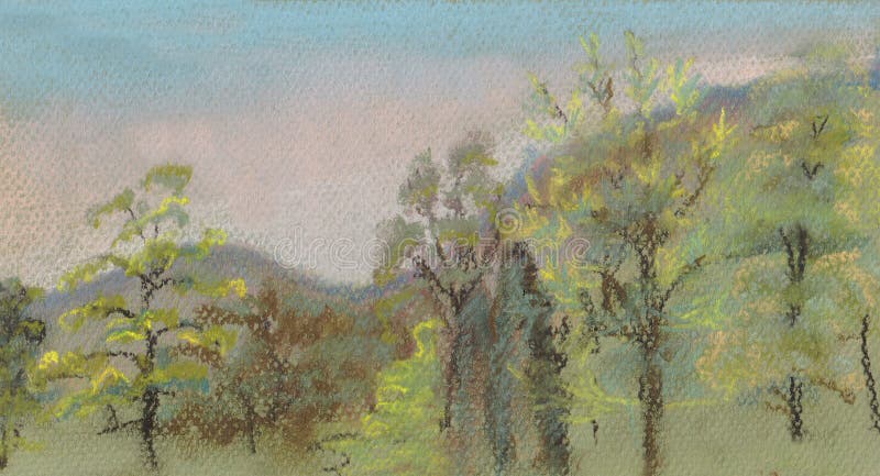 Stream in park stock illustration. Illustration of summer - 31186704