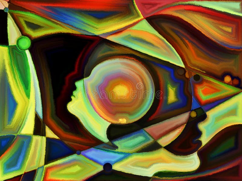 Stream of Perception stock illustration. Illustration of idea - 70370418