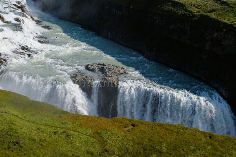 A Stream of River is Flowing Over a Rocky Shore Stock Photo - Image of ...