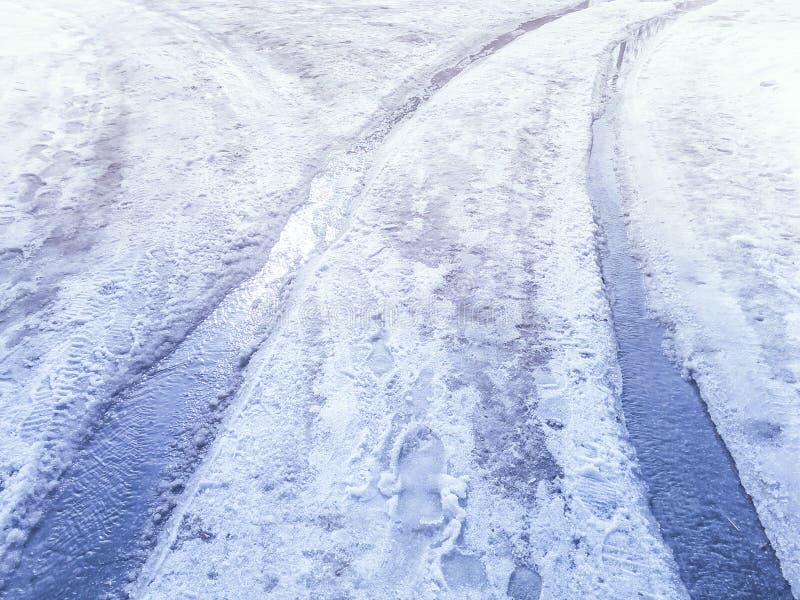 Stream on the road tracks stock image. Image of place - 115659835