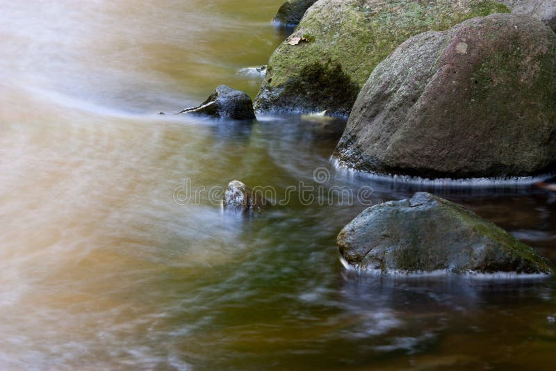 Stream and rocks stock image. Image of stream, running - 4996609